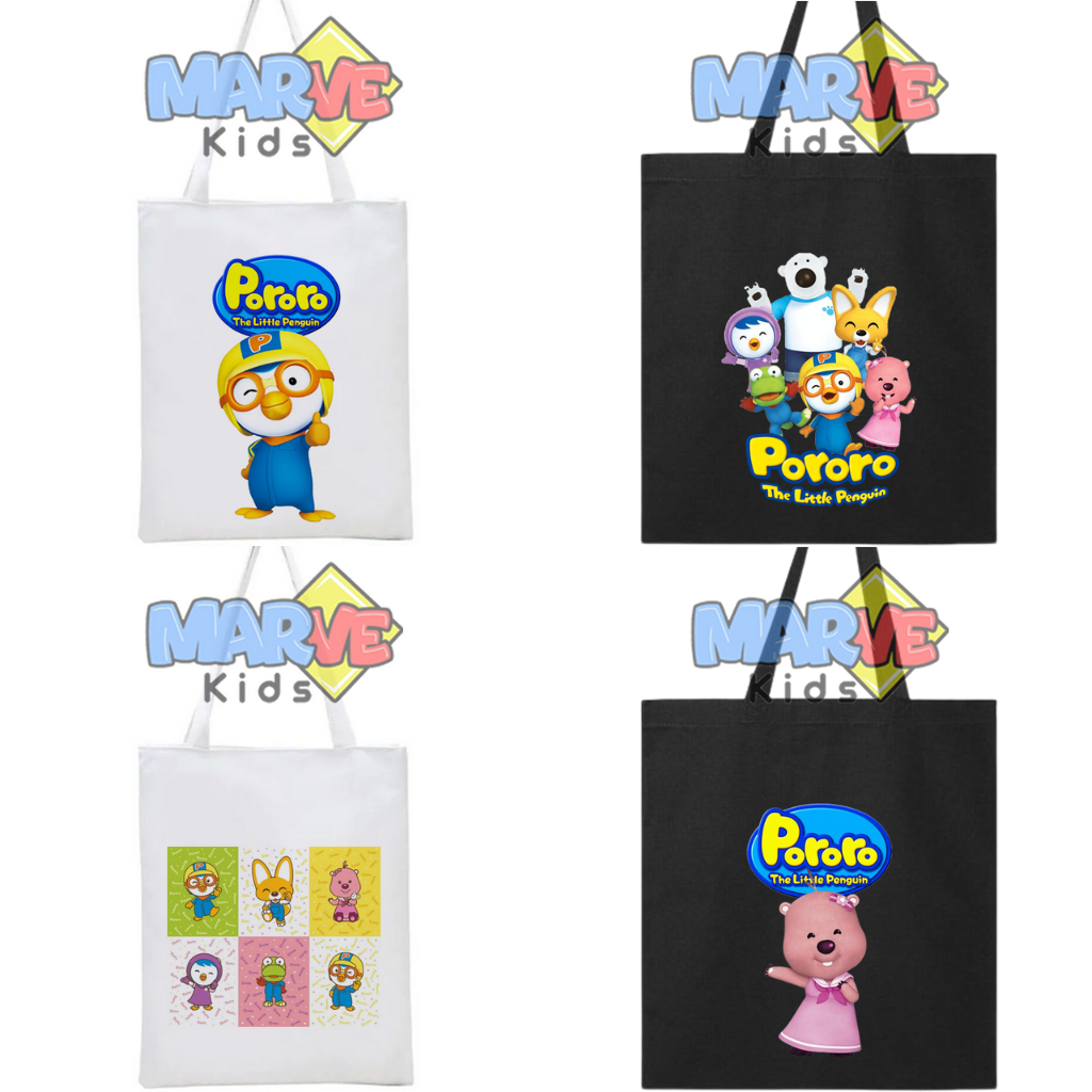 Jual Tote Bag Goodie Bag Ulang Tahun Souvenir Ultah Anak Pororo Totebag ...