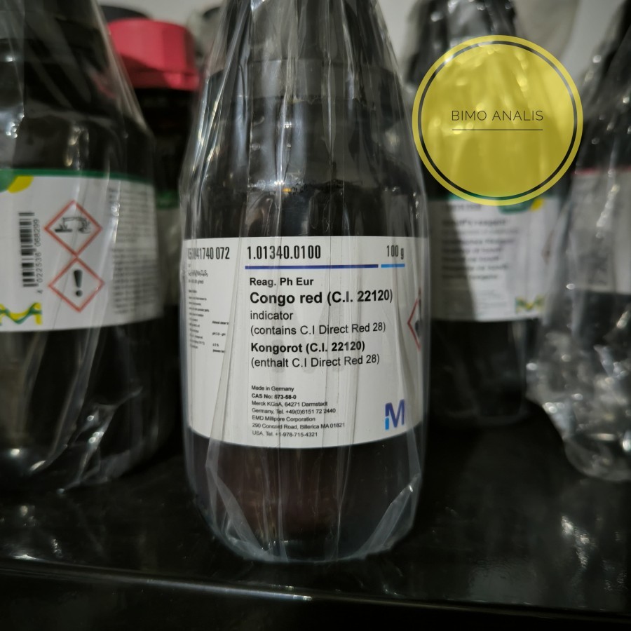 Jual CONGO RED INDICATOR 1GR Merck 1.01340.0025 | KONGO Merah (REPACK ...