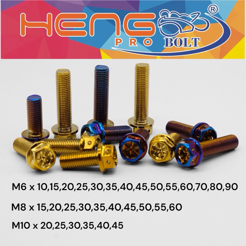 Jual BAUT PROBOLT HENG Bautheng original thailand FLOWER STAINLESS STENLIS UKURAN DRAT 10 12 14 ...