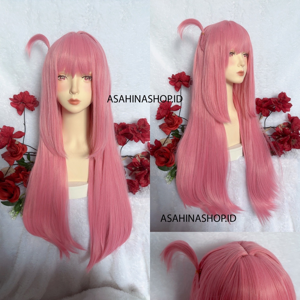 Jual READY STOCK wig bochi the rock fake scalp cosplay import new ...
