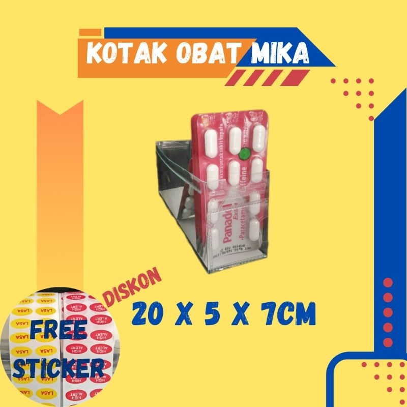 Jual Kotak obat mika / apotek / puskesmas dan rumah sakit | Shopee ...