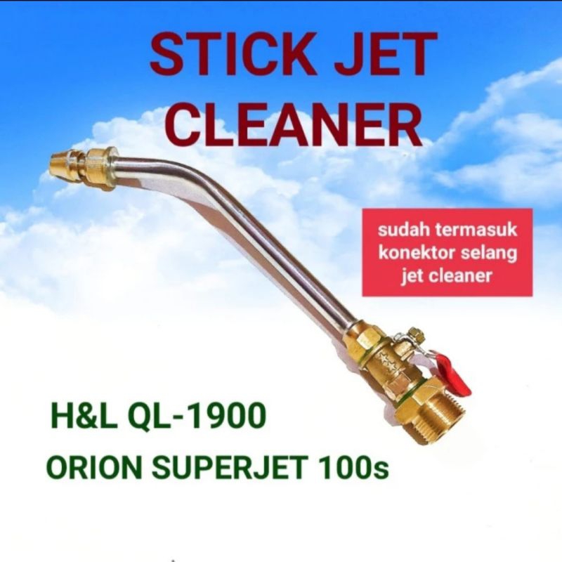 Jual Stik nozzle jet cleaner semprotan air cuci AC set nepel drat M22 ...