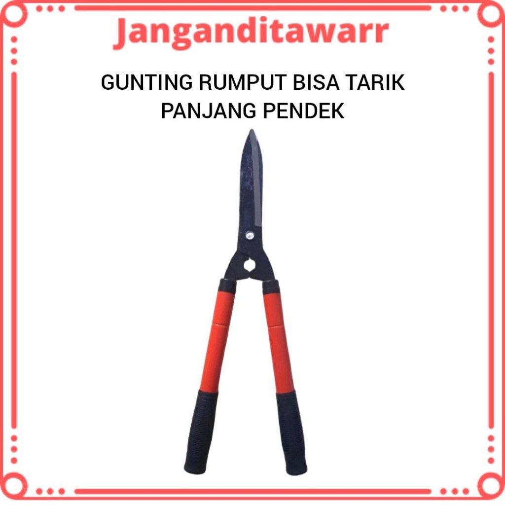 Jual Gunting Rumput Bisa Tarik Panjang pendek gunting pagar rumput ...