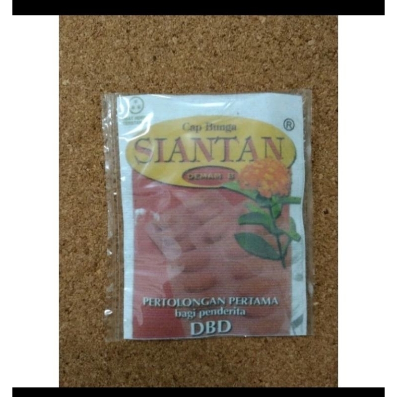 Jual Obat demam berdarah cap bunga siantan(dbd)MERAH | Shopee Indonesia