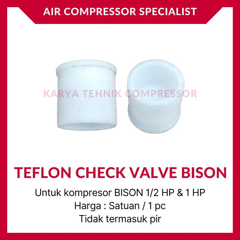 Jual Teflon Isi Check Valve Kompresor BISON 1/2 HP & 1 HP | Shopee ...