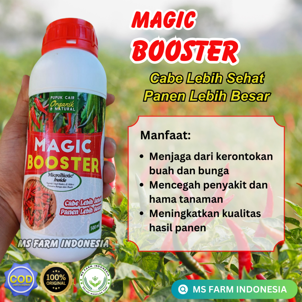 Jual PUPUK CAIR MAGIC BOOSTER Pupuk CALCIUM + NUTRISI komplek yang diformulasikan khusus untuk ...