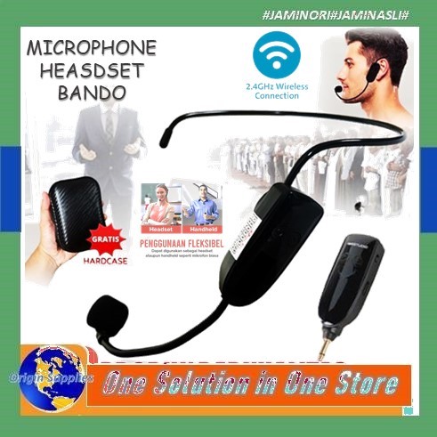 Jual Wireless Microphone Professional Mikrofon Nirkabel Lavalier ...