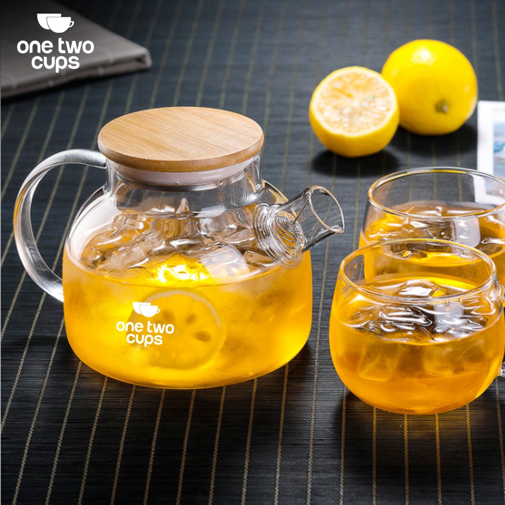 Jual One Two Cups Teko Pitcher Teh Chinese Teapot Maker Glass 1L - BR-384 - Transparent | Shopee ...