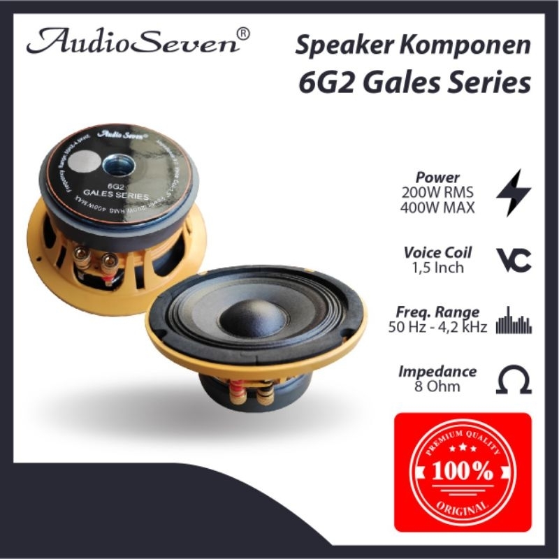 Jual Speaker audioseven 6 inch 6G2 GALE SERIES Line array | Shopee ...