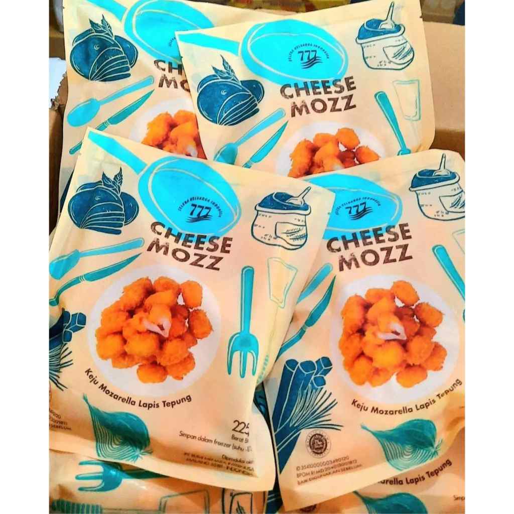 Jual [FROZEN FOOD] 777- Cheese Moza /Cheese Mozzarella 225gram -Free ...