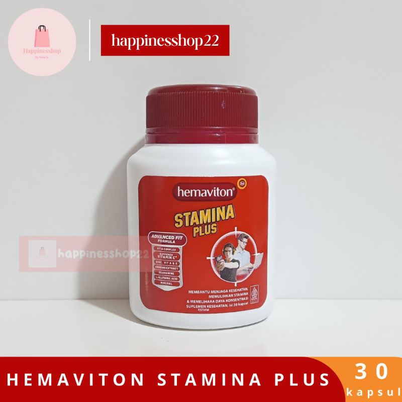 Jual Hemaviton Stamina Plus Botol Isi 30 Kapsul Exp 2027 | Shopee Indonesia