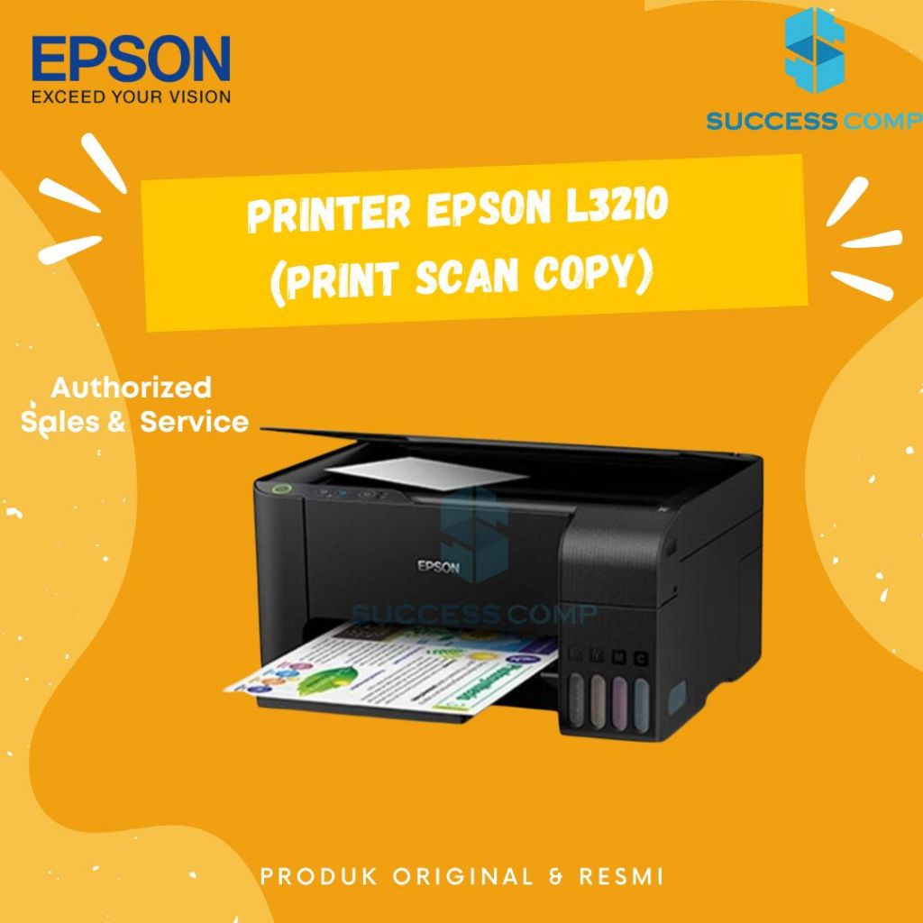 Jual Printer Epson L3210 All In One Print Scan Copy Pengganti L3110 Garansi Resmi | Shopee Indonesia