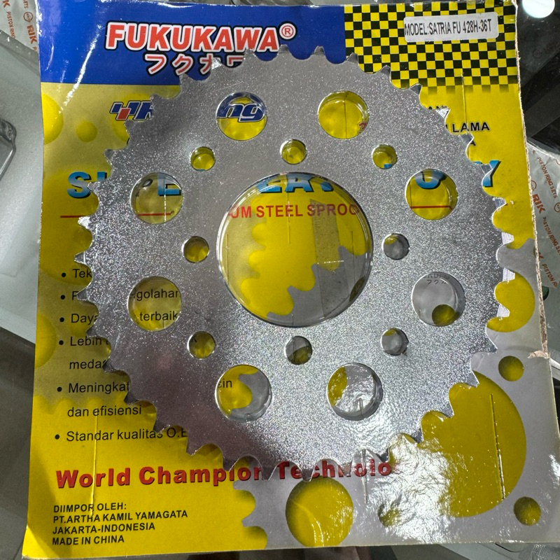 Jual GEAR GIR BELAKANG 428 FUKUKAWA RACING MODEL SSS MOTOR SATRIA FU ...