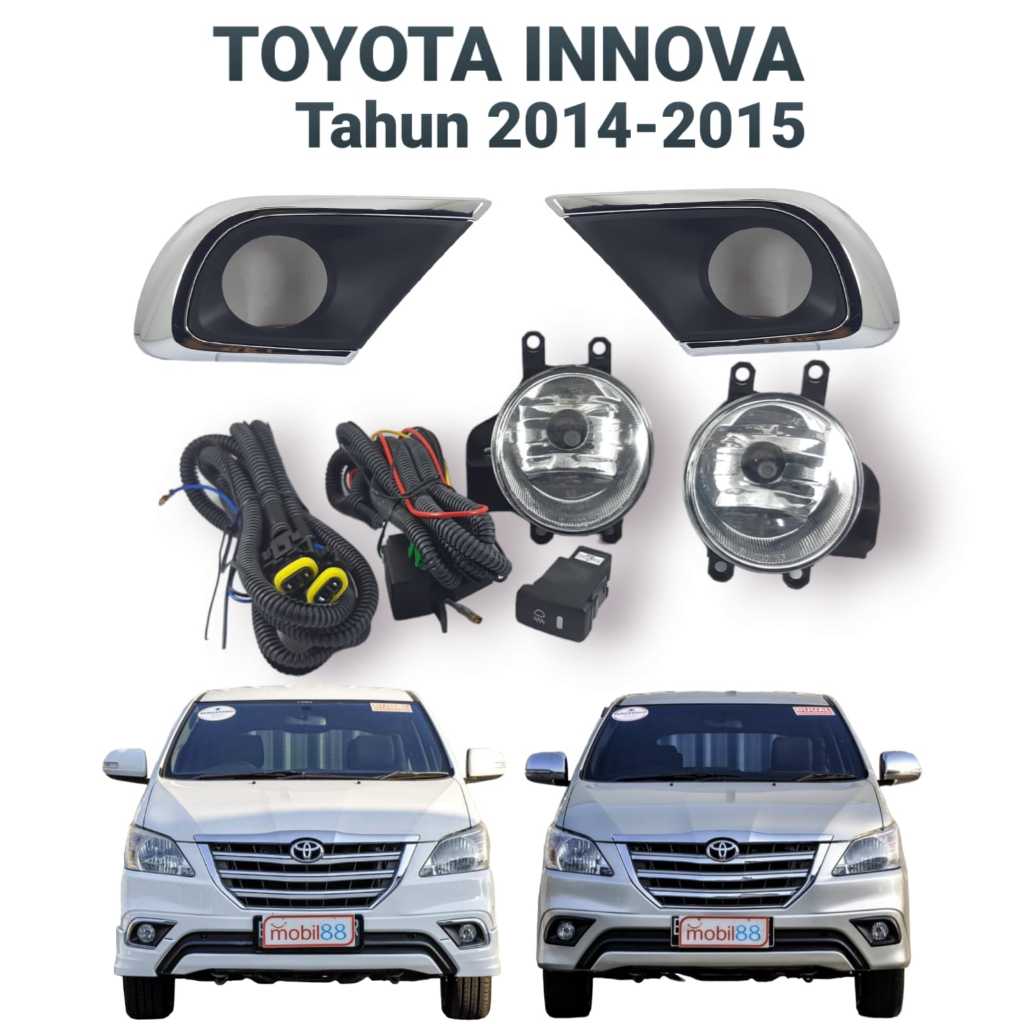 Jual Foglamp FL-4257TY/GLS Grand Innova 2014 Fullset Bahan Kaca ...