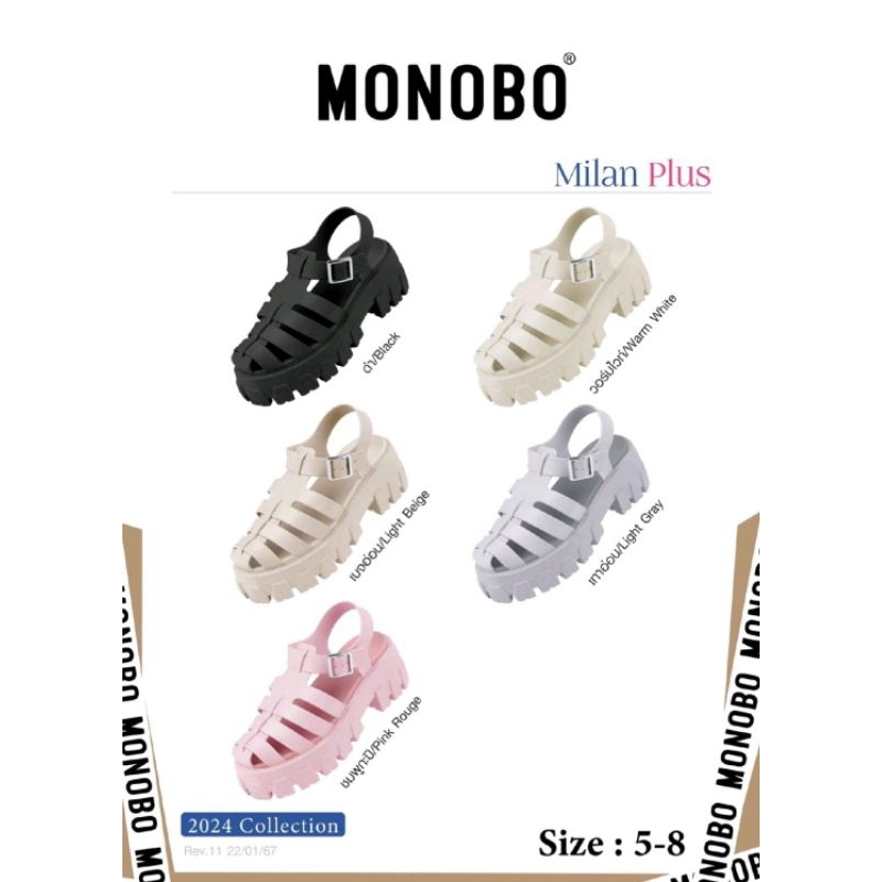 Jual Monobo Ready Sepatu Sandal Milan Plus Import Thailand Bangkok ...