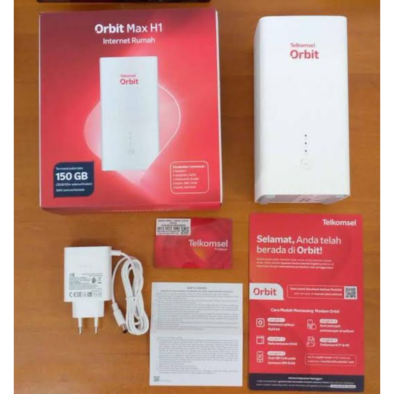 Jual MODEM WIFI ORBIT MAX H1 FREE 150GB | Shopee Indonesia