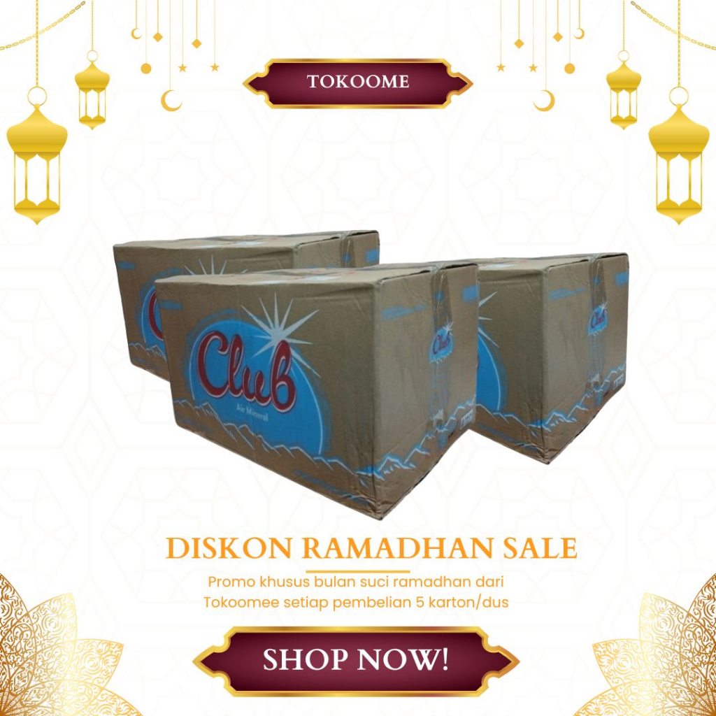 Jual Air Minum Club Mineral Water [600ml/isi 24 botol] | Shopee Indonesia