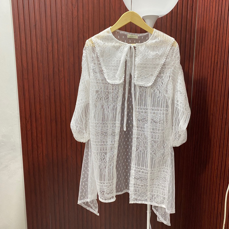 Jual NAOMI OUTER | TUNIC BRUKAT | OUTFIT WISUDA | BAJU WISUDA | OUTFIT ...