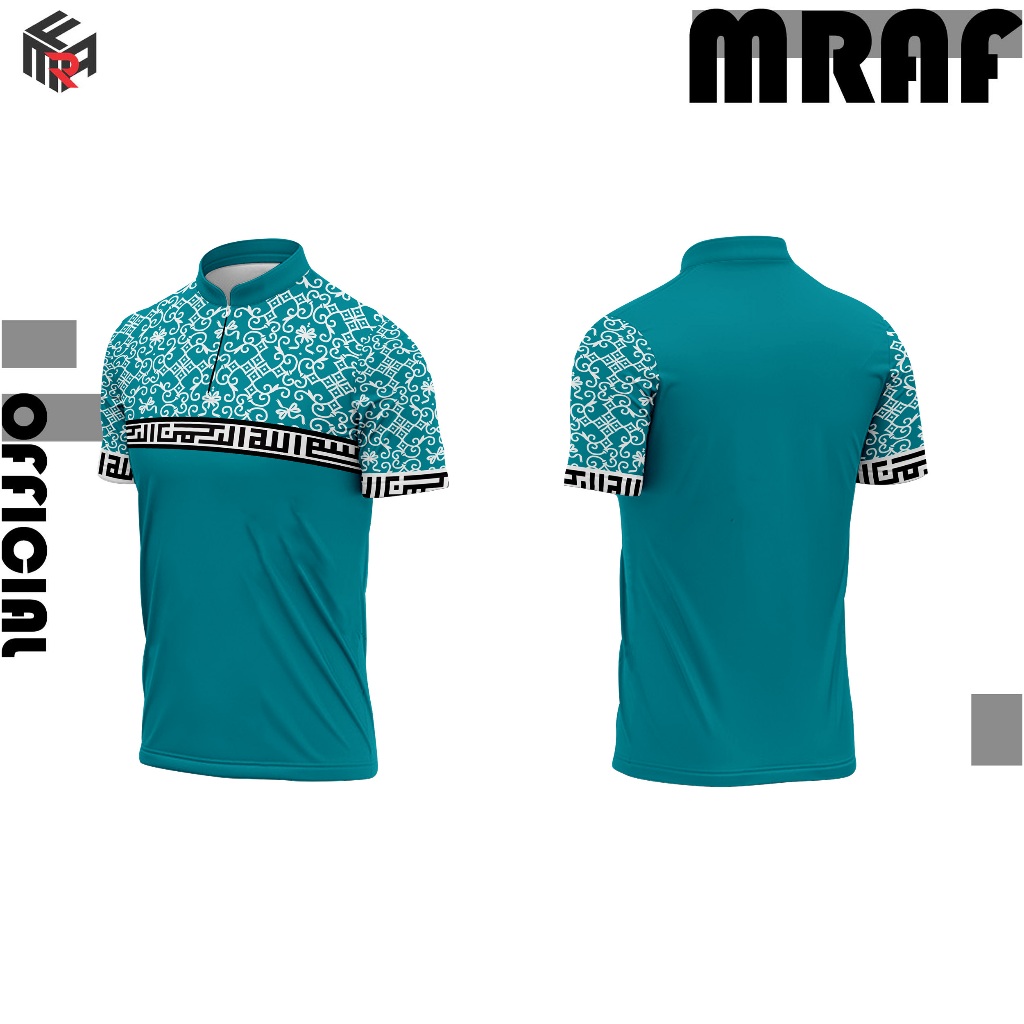 Jual MRAF - Jersey Koko Fullprinting Pria Kekinian Model Kerah Ciangi Terbaru 2024 Lebaran ...