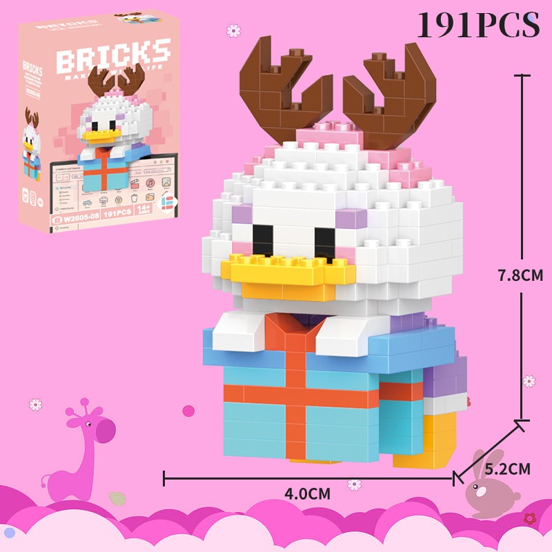 Jual Nano Block Model Karakter Mainan Balok Edukasi Anak DIY Bricks ...