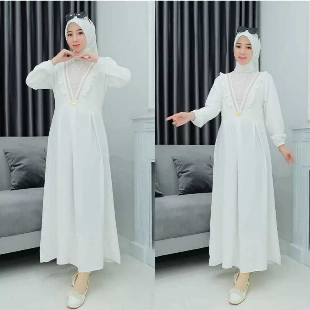 Jual GAMIS BURKAT ( COD ) DRESS CRINKLE BURKAT gamis lebaran 2025 ...