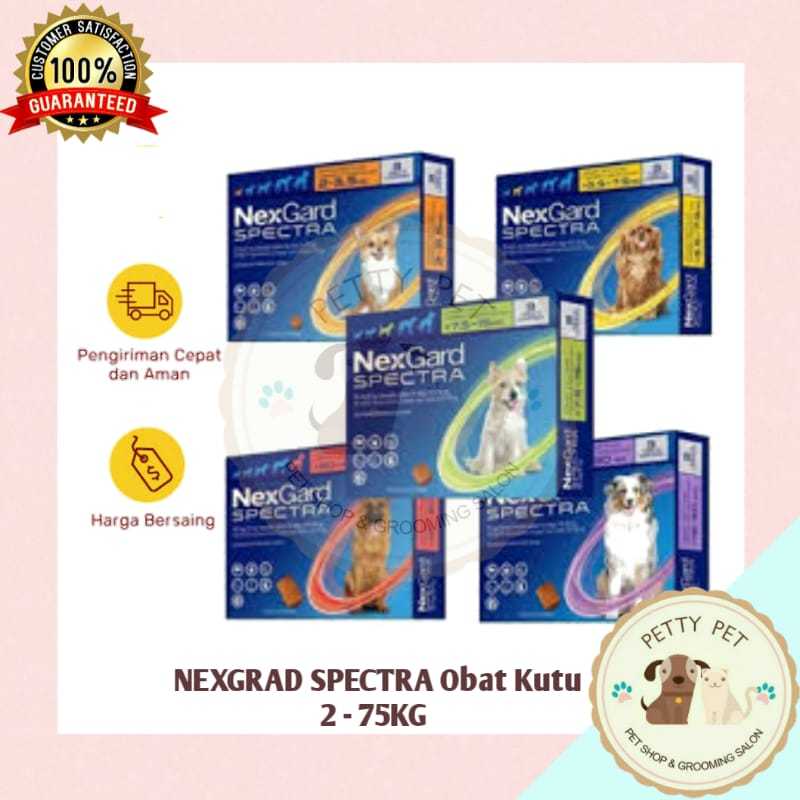 Jual NexGard Spectra® for Dogs all size | Shopee Indonesia
