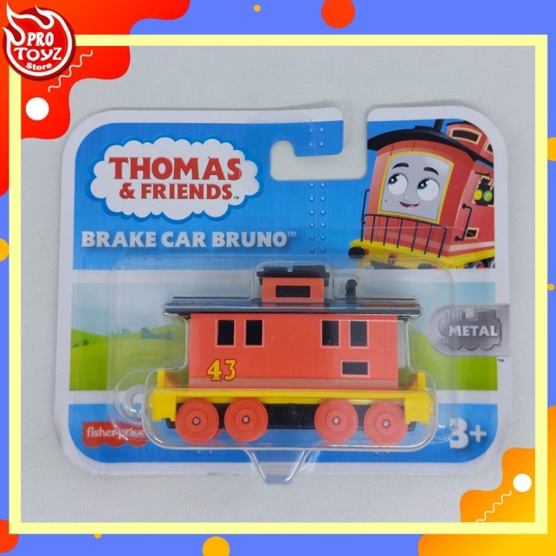Jual Thomas & Friends PUSH ALONG NEW LOOK BRAKE CAR BRUNO | Shopee ...
