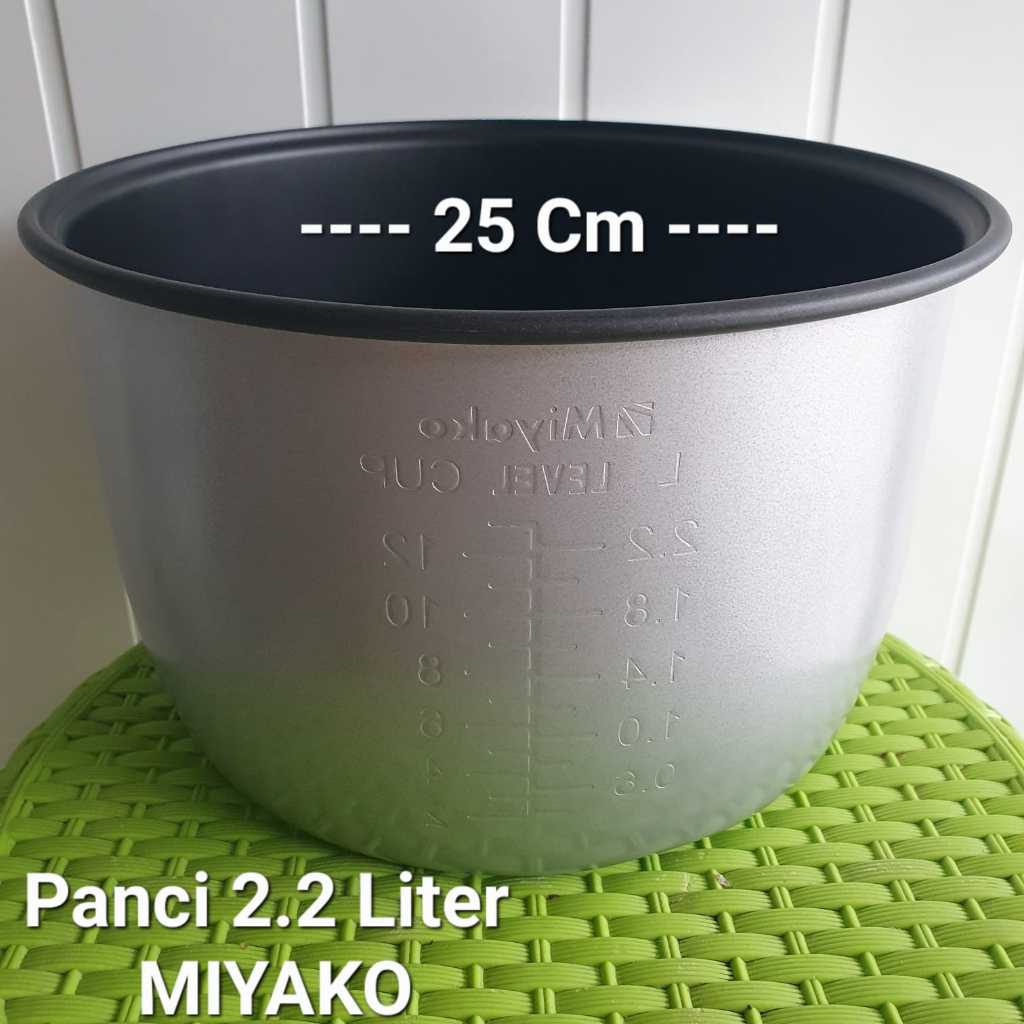 Jual Panci Magic Com Miyako Original 2.2 liter tipe MCM 838 Teflon Rice ...