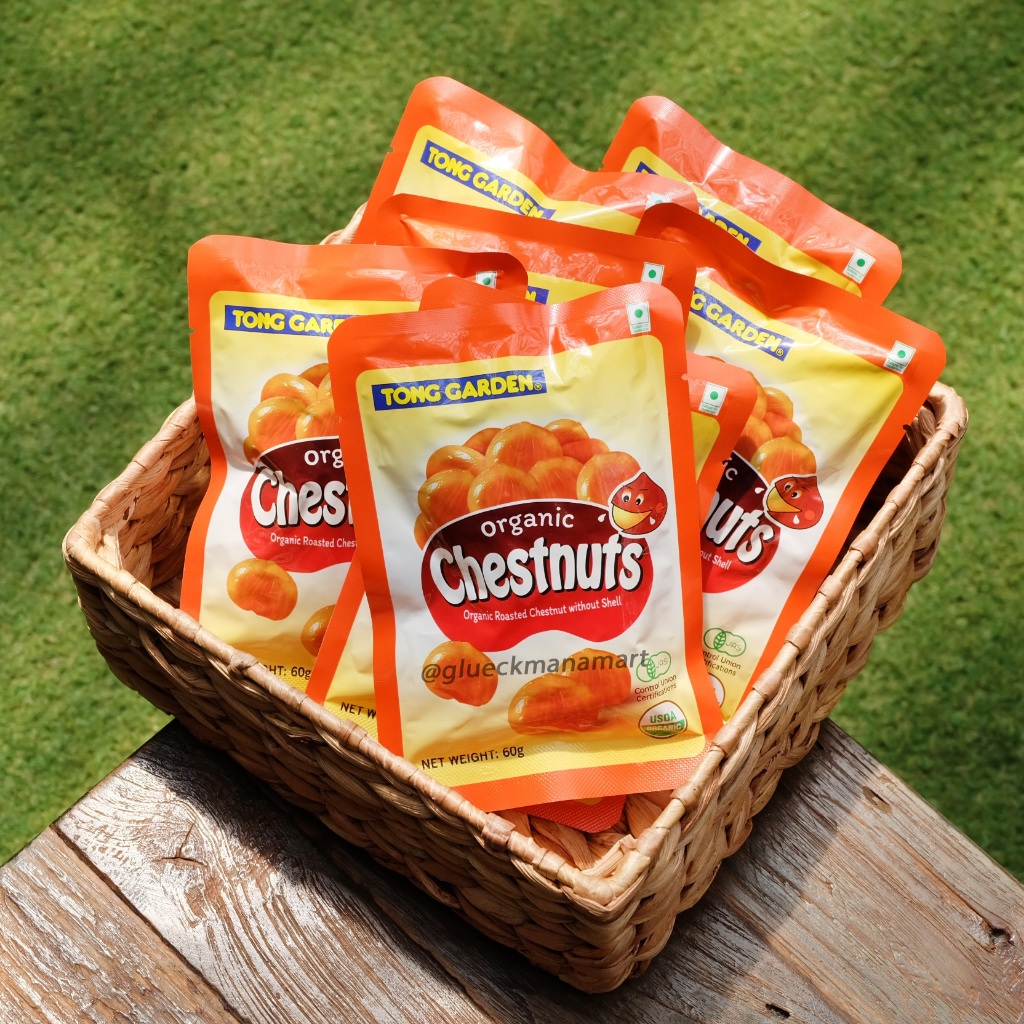 Jual Tong Garden Organic Chestnuts 60gr | Shopee Indonesia