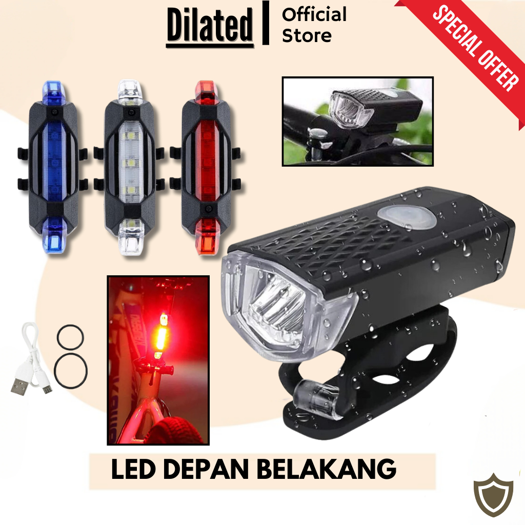 Jual LAMPU SEPEDA LED BISA DI CAS WARNA MERAH BIRU PUTIH | Shopee Indonesia