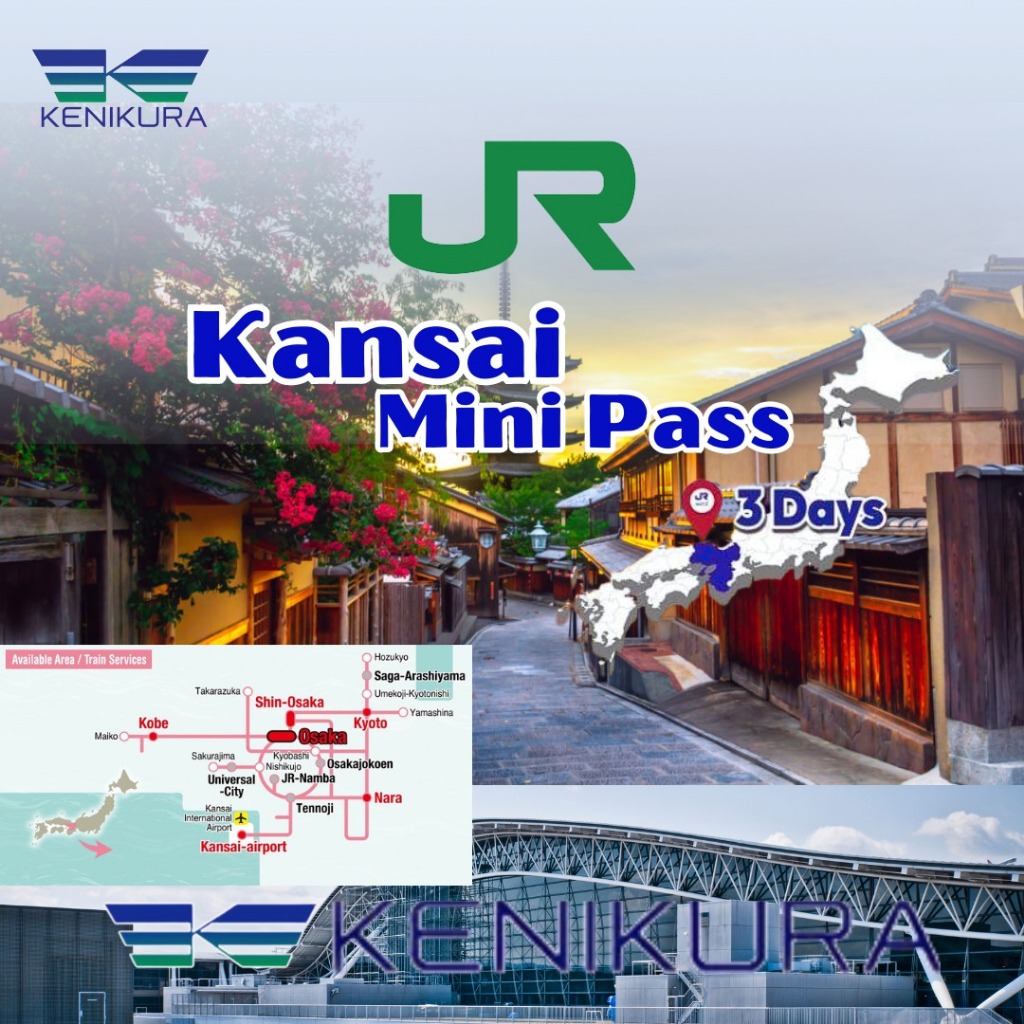 Jual JR Kansai Mini Pass 3 Days Osaka Tokyo Kobe Nara Japan Rail | Shopee Indonesia