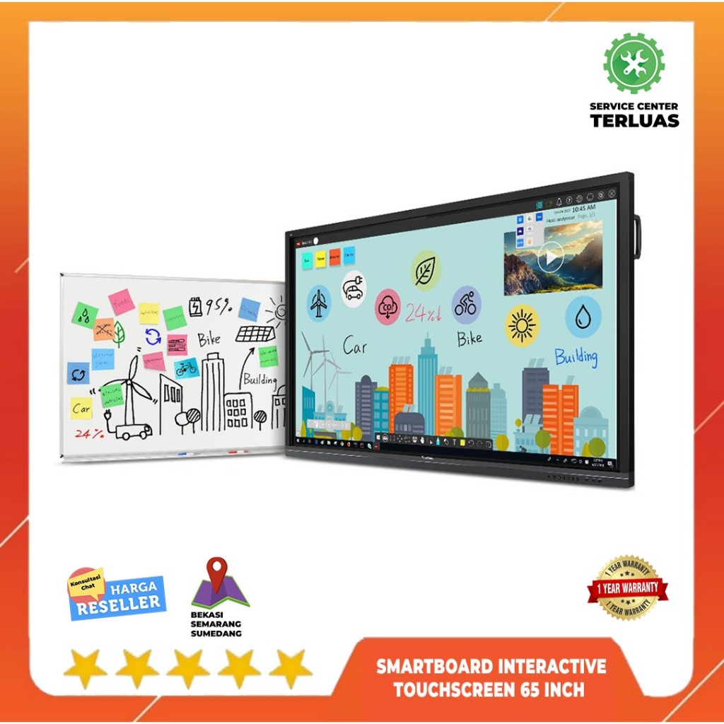 Jual SMARTBOARD INTERACTIVE PANEL TOUCHSCREEN 65 INCH | Shopee Indonesia