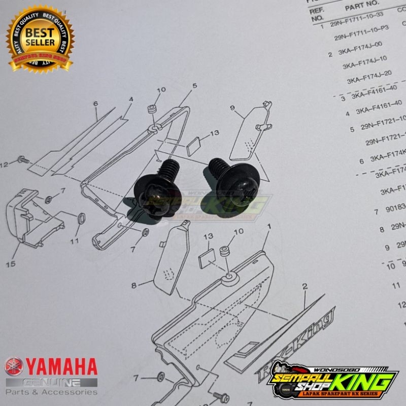 Jual Baut hitam Original box aki rx king baut tepong aki rxking ...