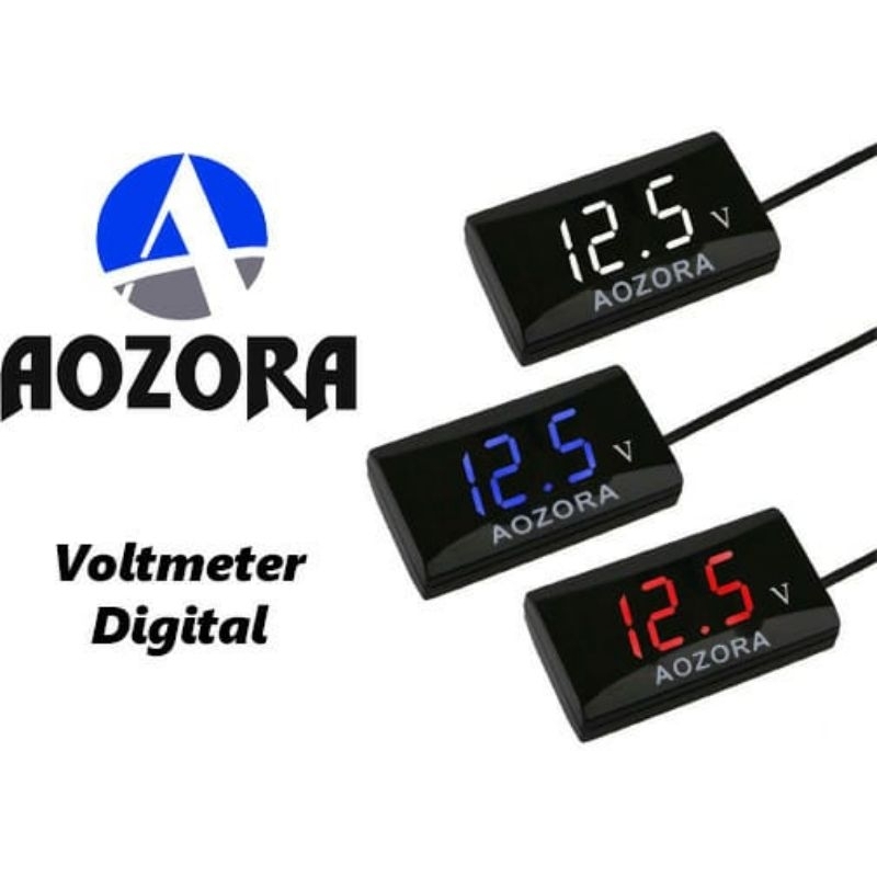 Jual voltmeter digital volt meter digital volt meter aki untuk semua ...