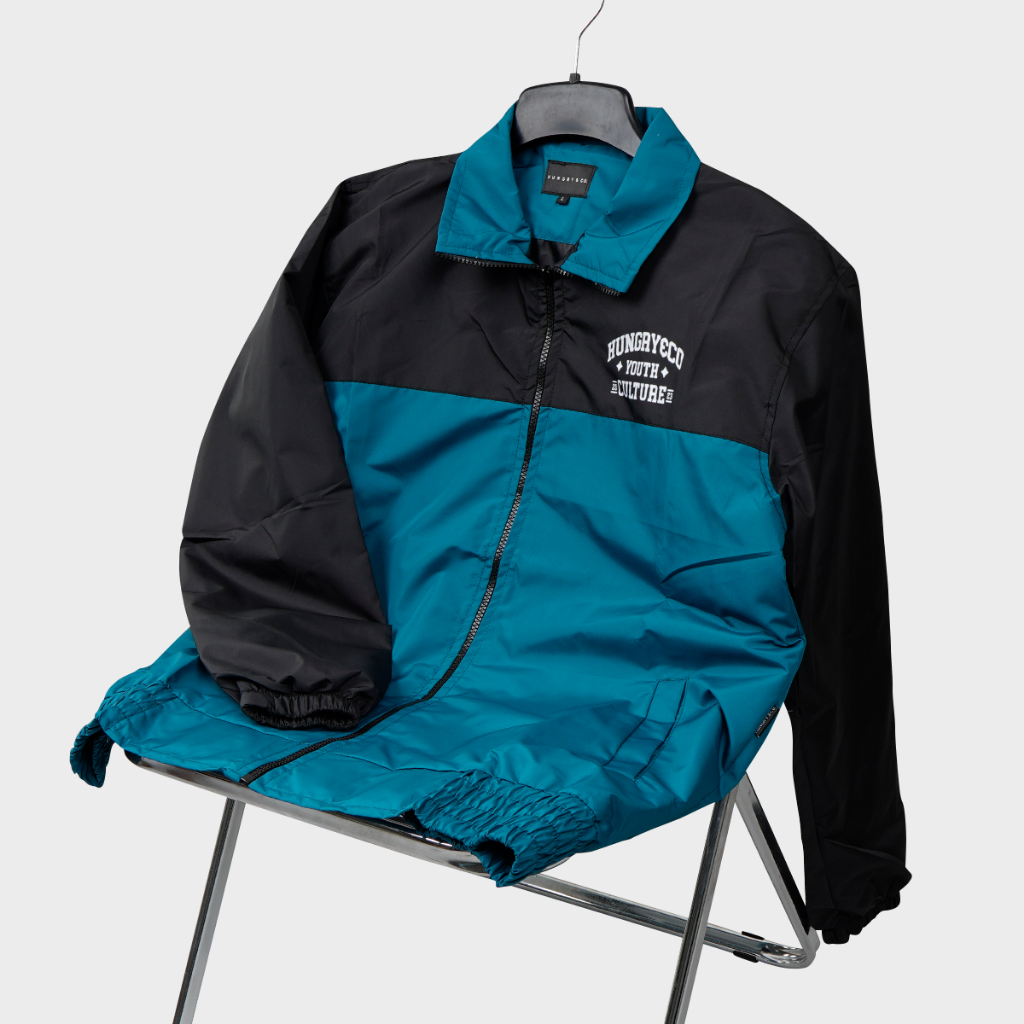 Jual Hungry & Co. Jacket Coach 014 HITAM TOSCA | Shopee Indonesia