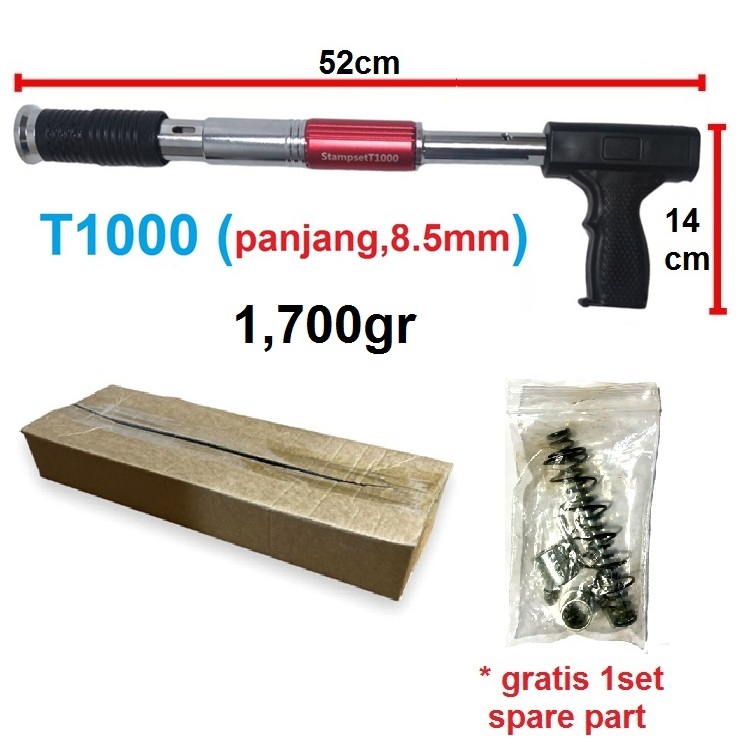 Jual Stampset Stempset Nail Gun T1000 Tool Fastener Ramset Portable ...