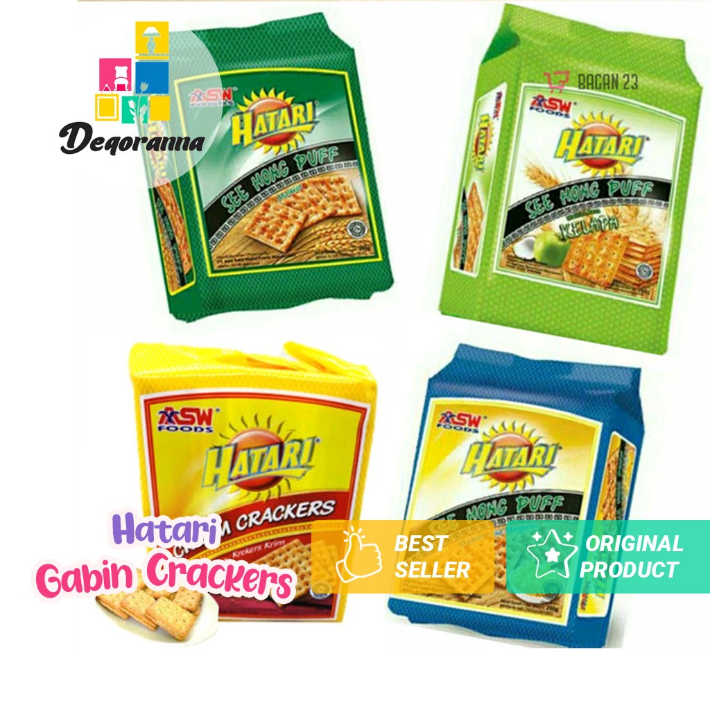 Jual Hatari Biskuit Gabin 260g Cream Crackers | Shopee Indonesia