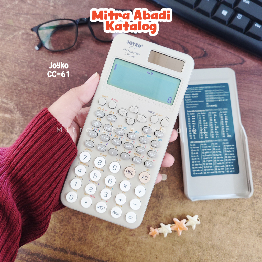 Jual KALKULATOR ILMIAH JOYKO CC-61 / SCIENTIFIC CALCULATOR CC61 417 ...