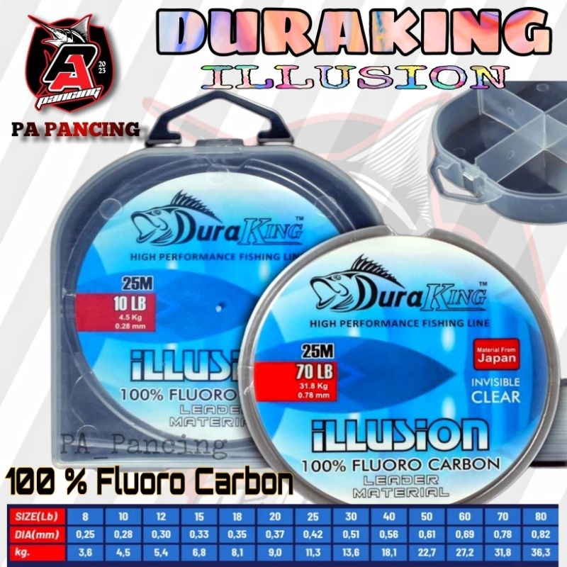 Jual Senar Leader Duraking / Duraking illusions / 8 lb 10 lb 12 lb 15 ...