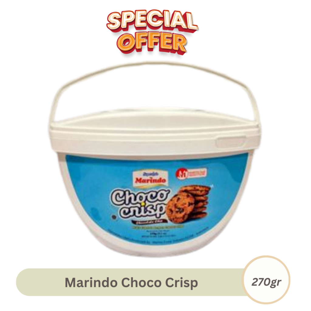 Jual Marindo Choco Crisp Chip Kemasan Kaleng 270gr Kukis Lebaran ...