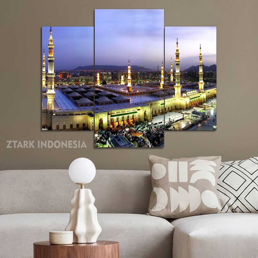 Jual Poster Ruangan Jumbo Muslim Arab Makkah Madinah 50X40 Multi Panel ...