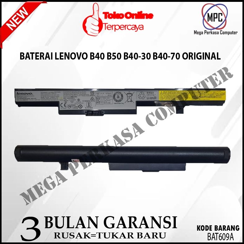 Jual Baterai Batere Original Lenovo B40 Series B40-70 B40-30 B40-45 B50 ...