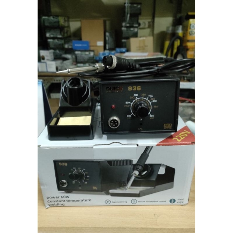 Jual SOLDER STATION QUICK 936A/SOLDER LISTRIK 60W/SOLDERING KIT QUICK 936 | Shopee Indonesia