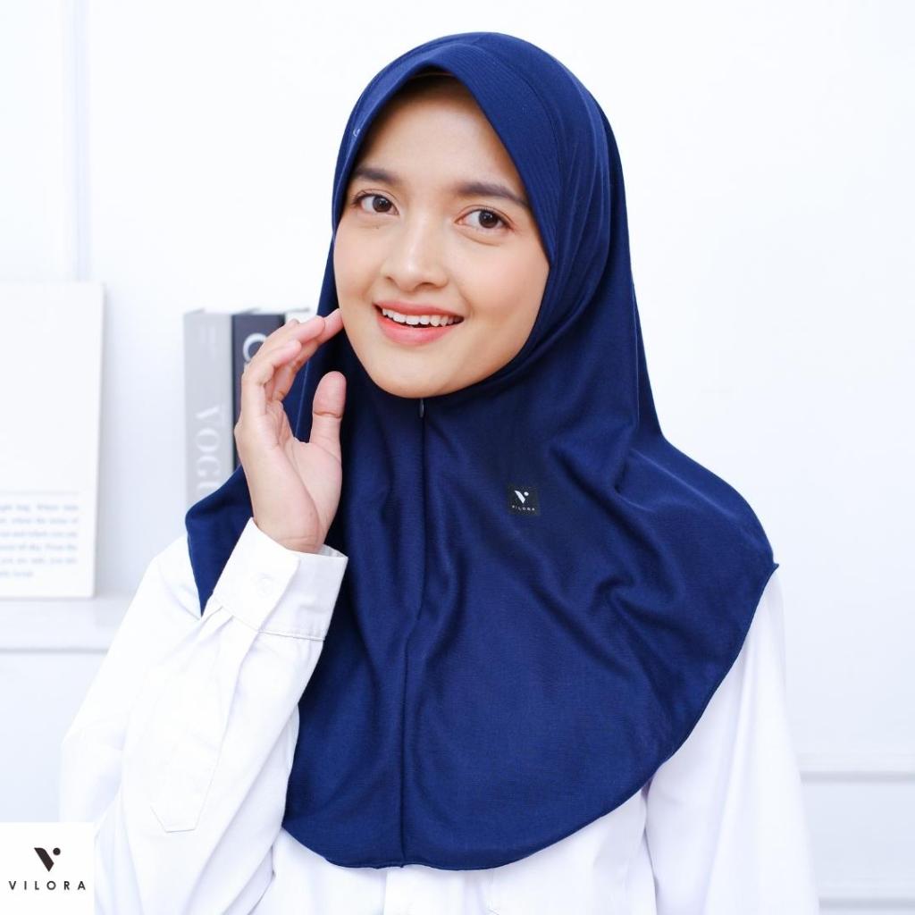 Jual Vilora - Varissa Hijab Instan Zipper (Jilbab Sekolah) | Shopee Indonesia