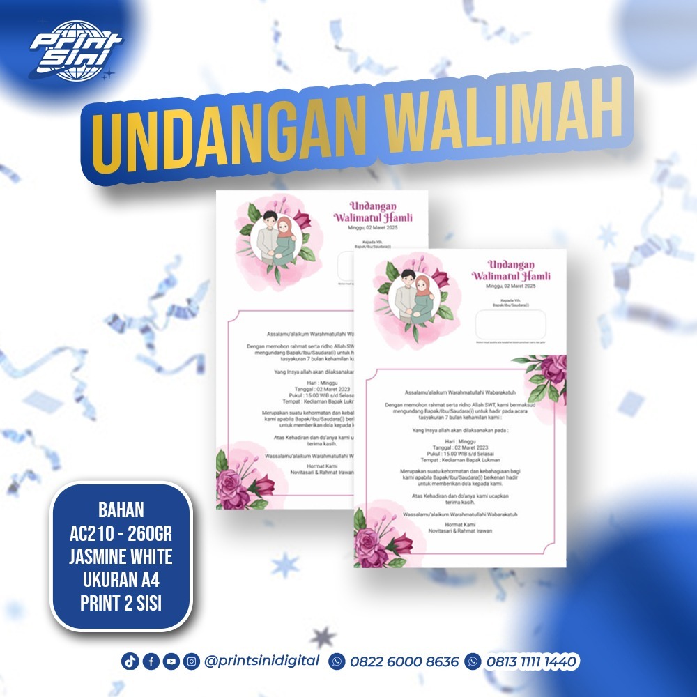 Jual Undangan Walimah Shopee Indonesia