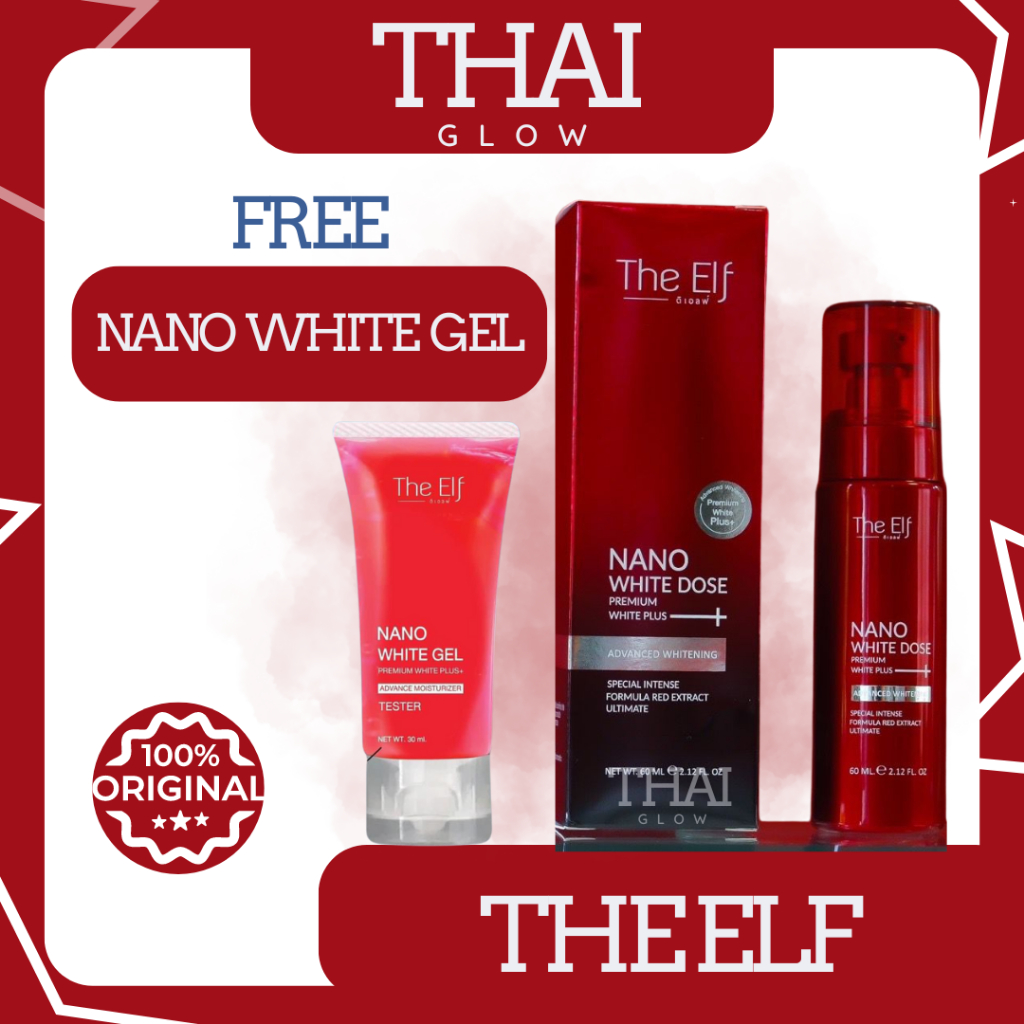 Jual [THAIGLOW] THE ELF NANO WHITE BODY SERUM THAILAND | THE ELF ...