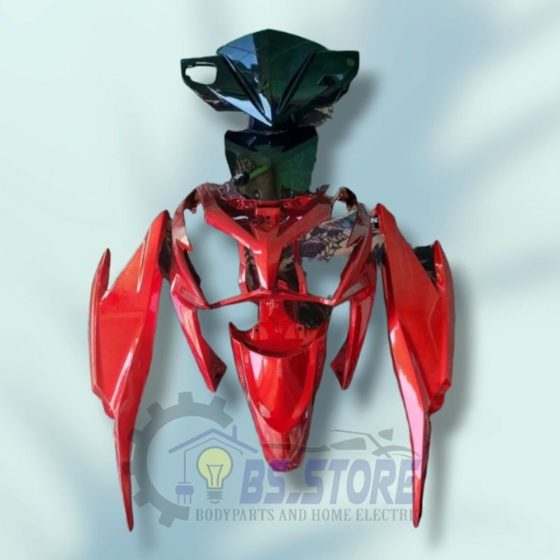 Jual FULL BODY HALUS VARIO TECHNO 125 2012 2013 2014 HITAM PUTIH MAROON ...