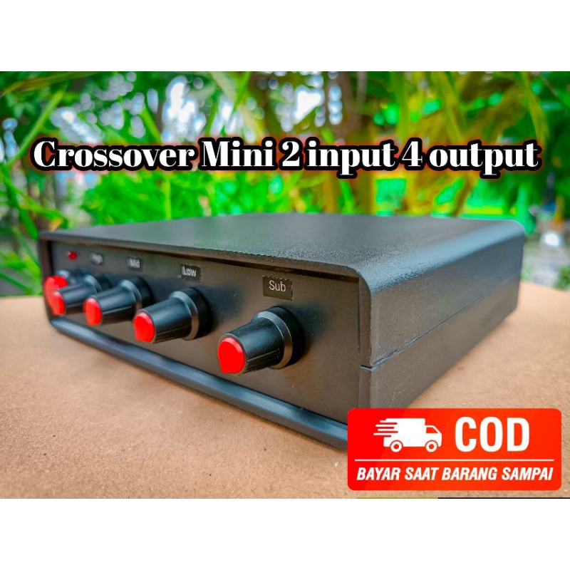 Jual Preorder Crossover mini aktif 2.4 way 2 input 4 output pembagi dan ...