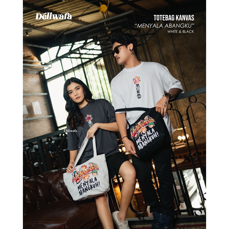 Jual Deliwafa - Totebag Menyala Abangkuh | Shopee Indonesia
