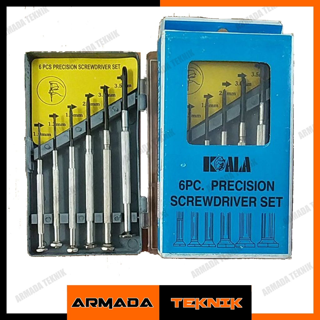 Jual Obeng kaca Mata Hp Jam Precision Screwdriver Set 6 pcs | Shopee Indonesia